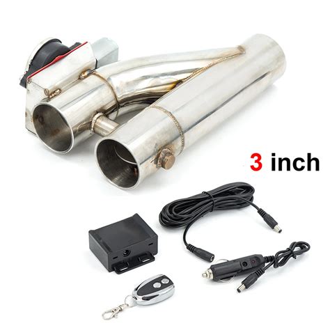 2 25 Muffler Exhaust Stainless Steel 3 Inch Electric Exhaust Cut Out