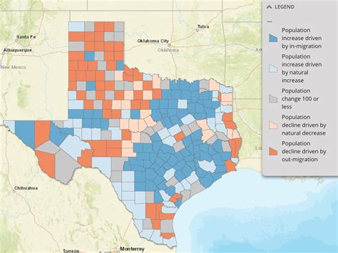 Map Based Census Resources Texas Counts