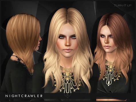 Nightcrawler Sims Nightcrawler Turn It Up Sims 3 Hair Styles Sims