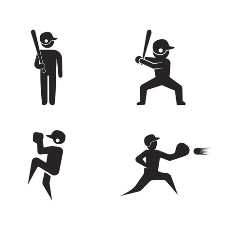 Baseball Icon Vector 14313547 Vector Art At Vecteezy