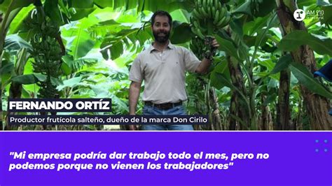 Fernando Ortíz Productor Frutícola Salteño Dueño De La Marca Don Cirilo