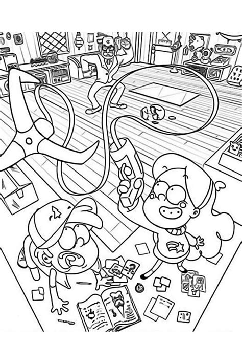 Dibujos De Gravity Falls Para Colorear E Imprimir Coloringlib
