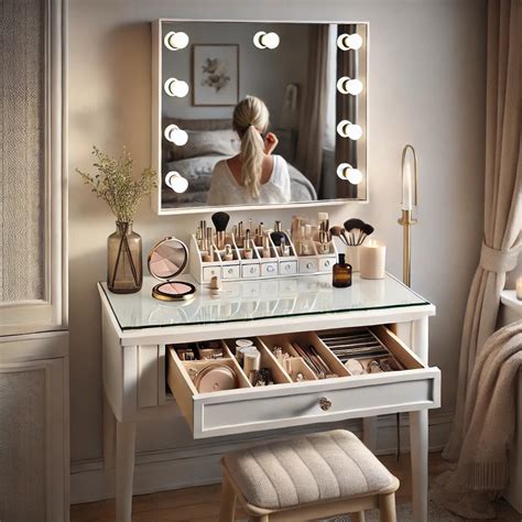 The Perfect Makeup Vanity For Small Spaces Maximizing Storage And Sty