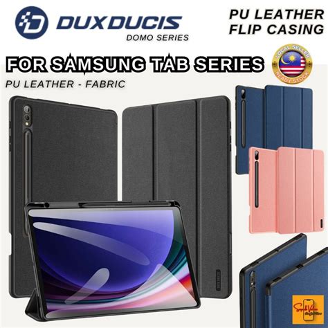 Dux Ducis Domo Flip Case Cover Casing Samsung Galaxy Tab S10 S9 S8 A9