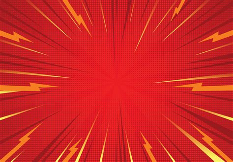 Cartoon Background With Yellow Lightning 10838570 Vector Art At Vecteezy