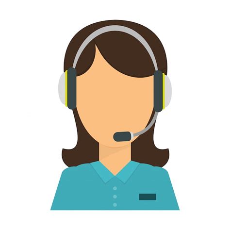 Premium Vector Technical Assistant Icon Image