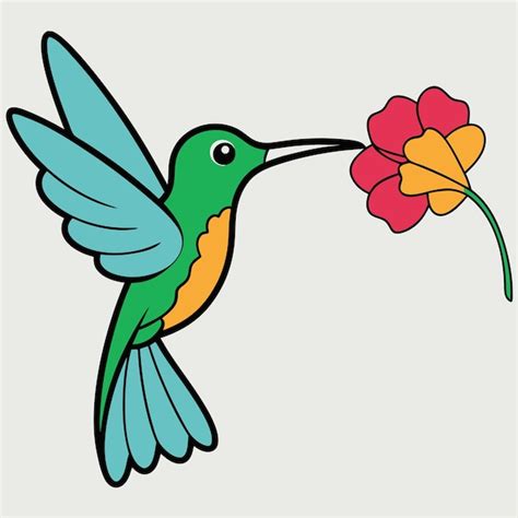 Dibujo De Colibri Para Imprimir Dibujos Para Imprimir Y Colorear