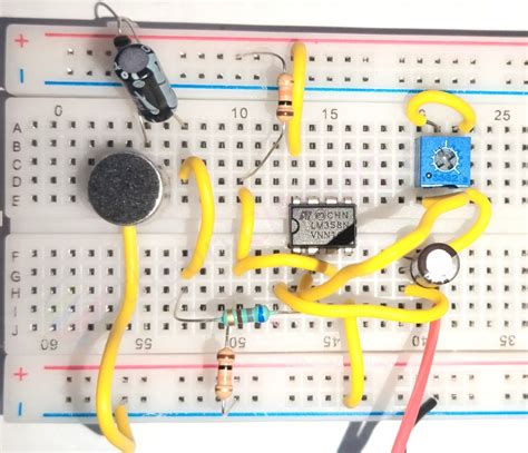 Amplifier Circuit Breadboard Si Lab Bjt Common Emitter Amplifier
