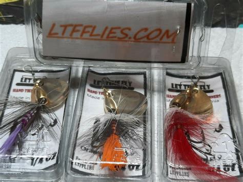 3 Trout Spinners 14 Oz Inline Small Mouth Bait 14 Oz Inline Spinner
