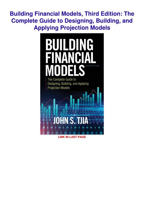 Ppt Download⚡️pdf ️ Building Financial Models Third Edition The