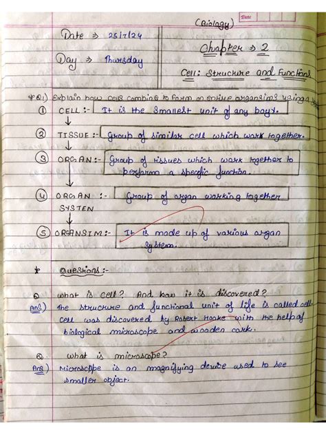 Chapter 2 Cell Structure And Function Pdf