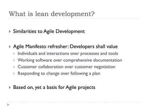 Ppt Lean Software Development Powerpoint Presentation Free Download