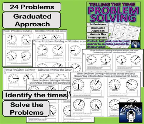 Math Escape Room Time Analogue Digital 24 Hour Clock Problem