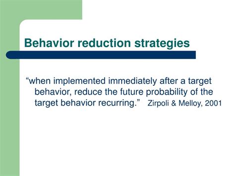 Ppt Behavior Reduction Strategies Powerpoint Presentation Free Download Id 1228473