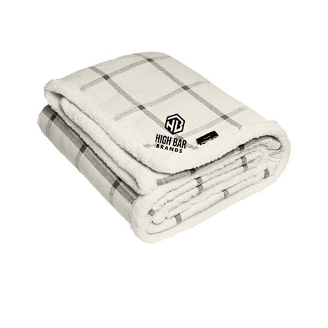 Flannel Sherpa Blanket Highbar Brands
