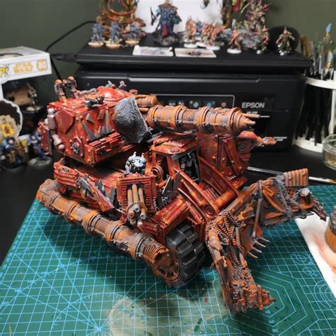Kitbashed Ork Tank Im Working On Rorkkitbashing