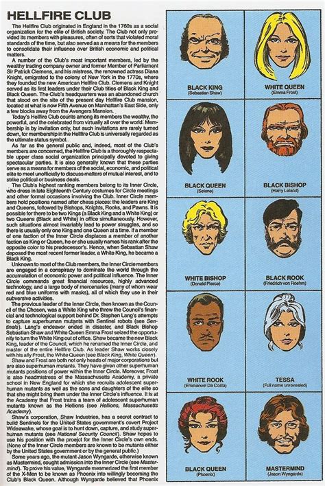 Marvel Comics Uncanny X Men 12 Spoilers Who Are The New Hellfire Club