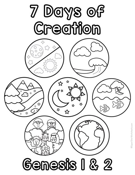 Creation Coloring Pages Creation Coloring Pages Bible Crafts Sunday