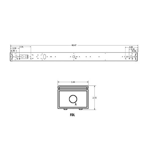 Lithonia Clx 48 32w Led Linear Strip Light Flat Diffuse
