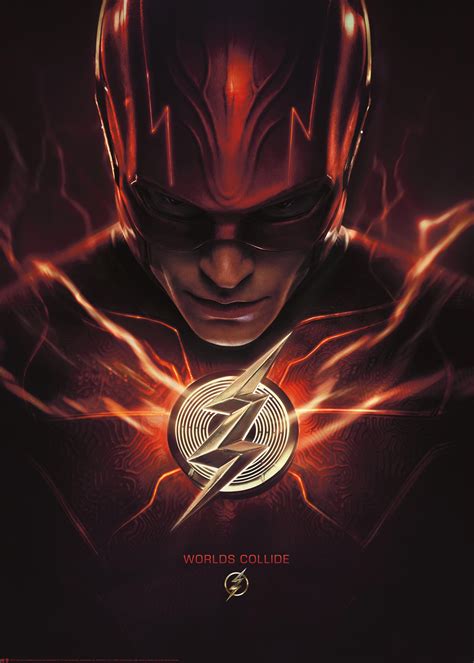 The Flash™ Worlds Collide Superheld Poster Poster Store Be
