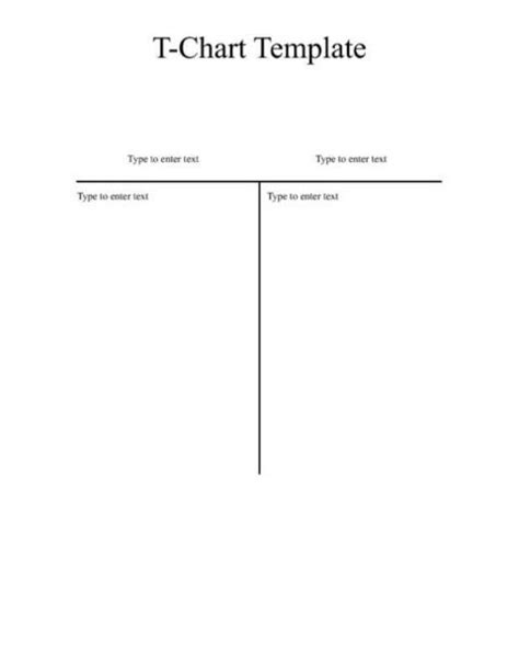 Simple T Chart • Iworkcommunity