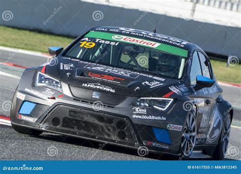 Driver Attila Tassi Seat Leon Eurocup Editorial Image Image Of