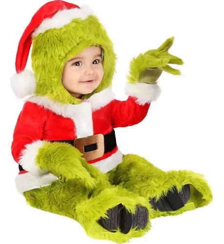 Disfraz Infantil De Papá Noel Grinch Conjunto De Disfraz Cuotas Sin