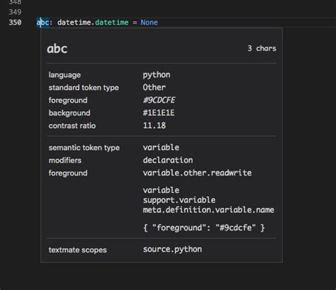Proper Syntax Highlight For Type Hints · Issue 796 · Microsoftpylance Release · Github