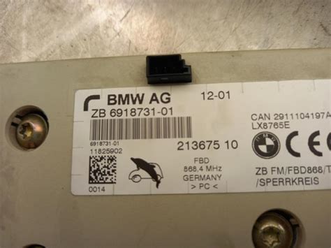 Antenna Amplifier Bmw 7 Serie 745ili 44 V8 32v Zb691873101