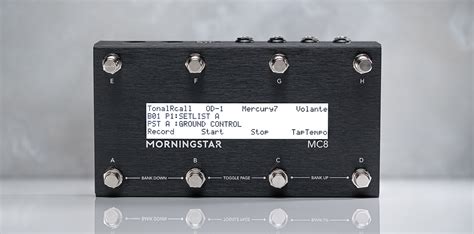 Test Morningstar Mc8 Midi Controller Für Gitarristen Amazona De