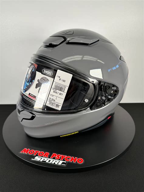 Shoei Rf 1400 Helmet Gloss Basalt Gray Size Large Used Open Bo