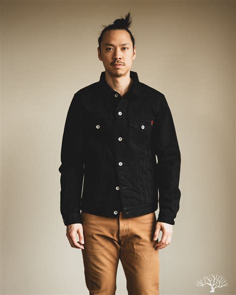 Iron Heart Ihj 86 Blk 14oz Selvedge Denim Modified Type Iii Jacket