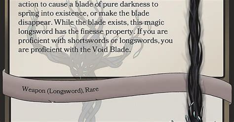 Void Blade Dandd Item Album On Imgur