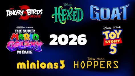 6 Best Upcoming Animation Movies Of 2026 Youtube