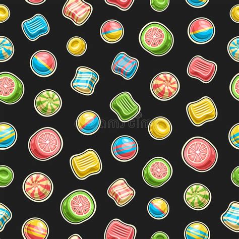 Gumball Candies Seamless Pattern Stock Illustrations 37 Gumball
