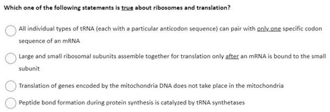 Solved Which One Of The Following Statements Is True About