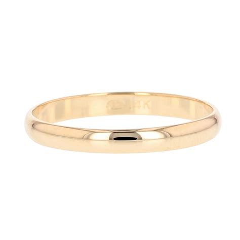 30mm Polished Classic Wedding Band Ring 14k Yellow Gold 235 Grams