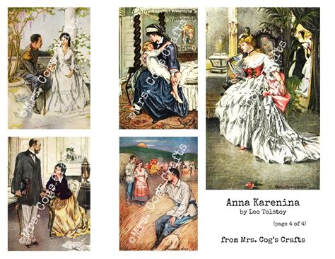 Anna Karenina By Leo Tolstoy Printable Images Ephemera Classics