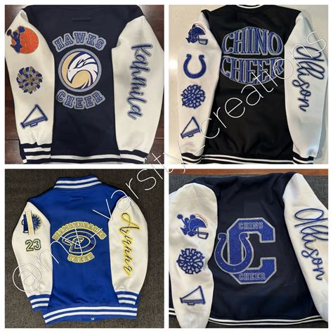 Varsity Cheer Jacket Etsy