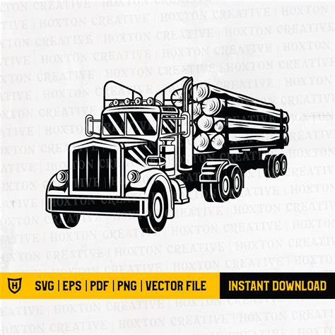 Free Clipart Logging Truck Pictures