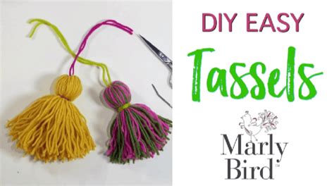 Easy Diy Tassel Tutorial • Free Crochet Patterns And Tutorials