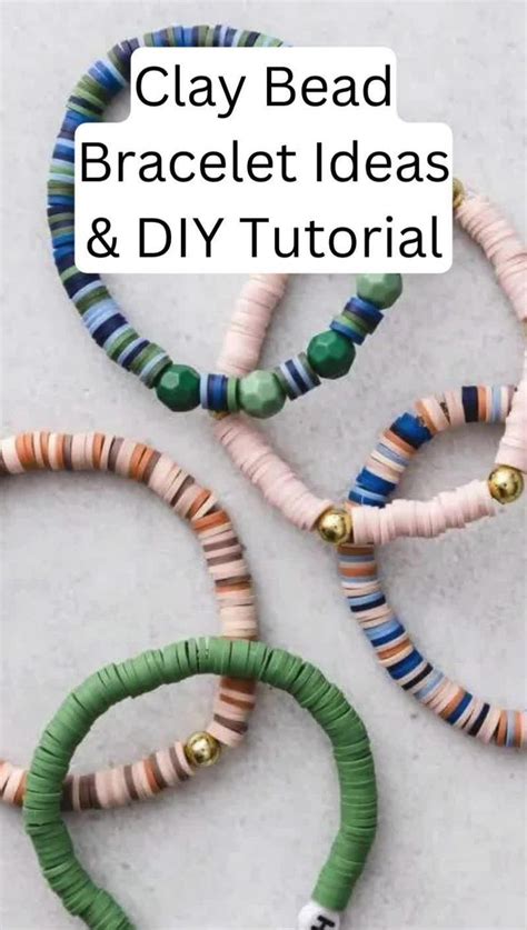 Clay Bead Bracelet Ideas And Diy Tutorial [video] Everyday Polymer