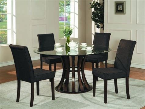 Round Glass Dining Tables Foter Glass Round Dining Table Glass