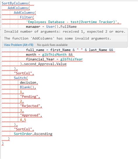 solved powerapps is not sorting help power platform community