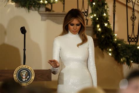 Melania Trump At Congressional Ball At White House In Washington Dc