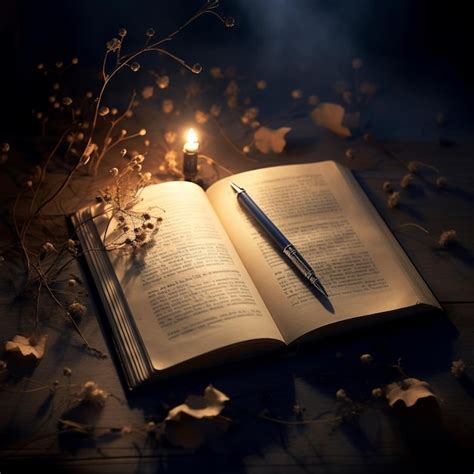 Premium Ai Image Empty Journal Exuding Elegance And Sophistication For Creative Potential