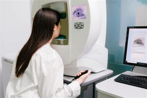 Perimetry Eye Test For Early Signs Of Glaucoma In Women At An