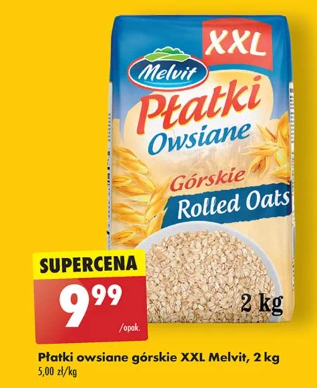 Płatki Owsiane Melvit Promocja Biedronka Dingpl