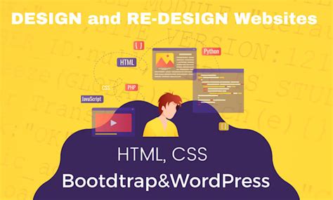 Develop Any Website Using Html Css Wordpress And Bootstap By Maryamdevlpr Fiverr