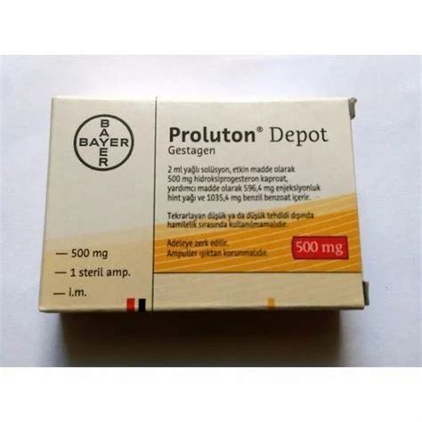 500mg Proluton Depot Injection Packaging Type Vial Packaging Size 1